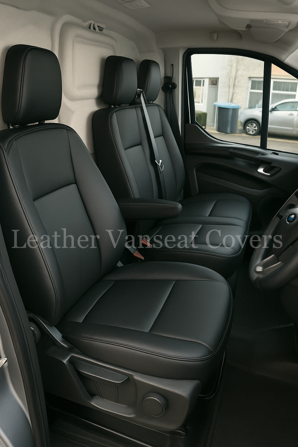 Ford Transit Custom - 2013 to 2023. Leather Seat Covers – Leather ...